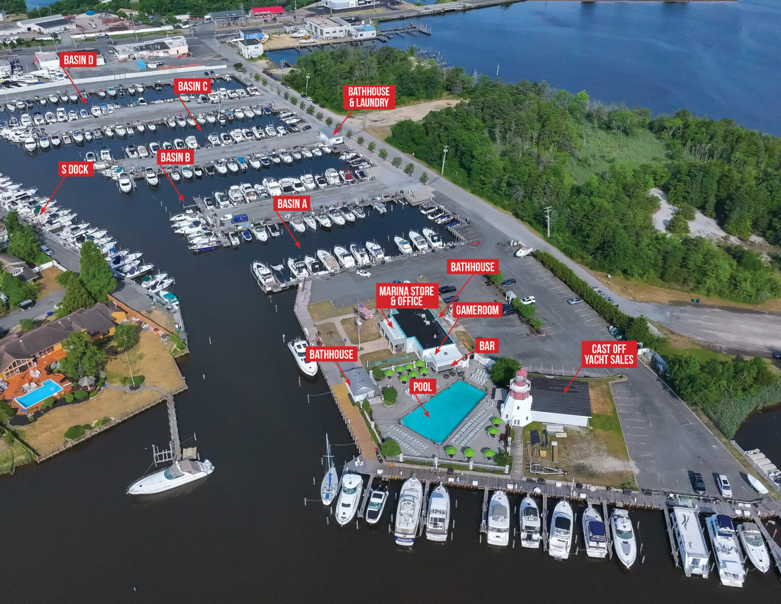 Boats at Lighthouse Point | Wet and Transient Slips